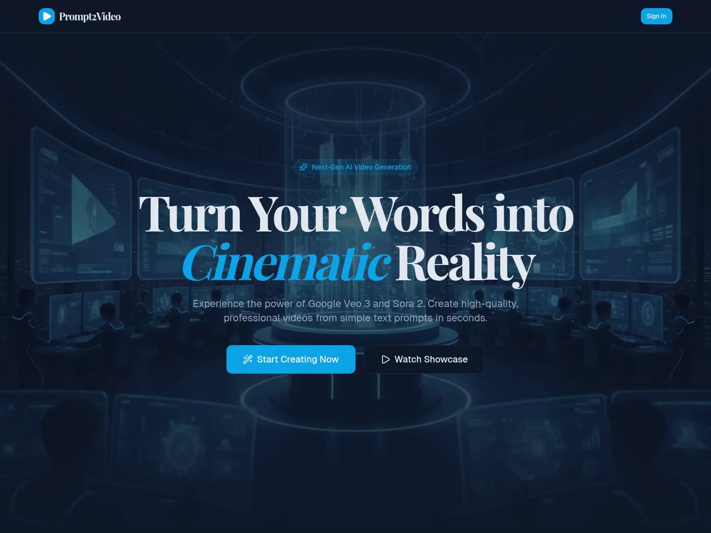 Prompt2Video Generator