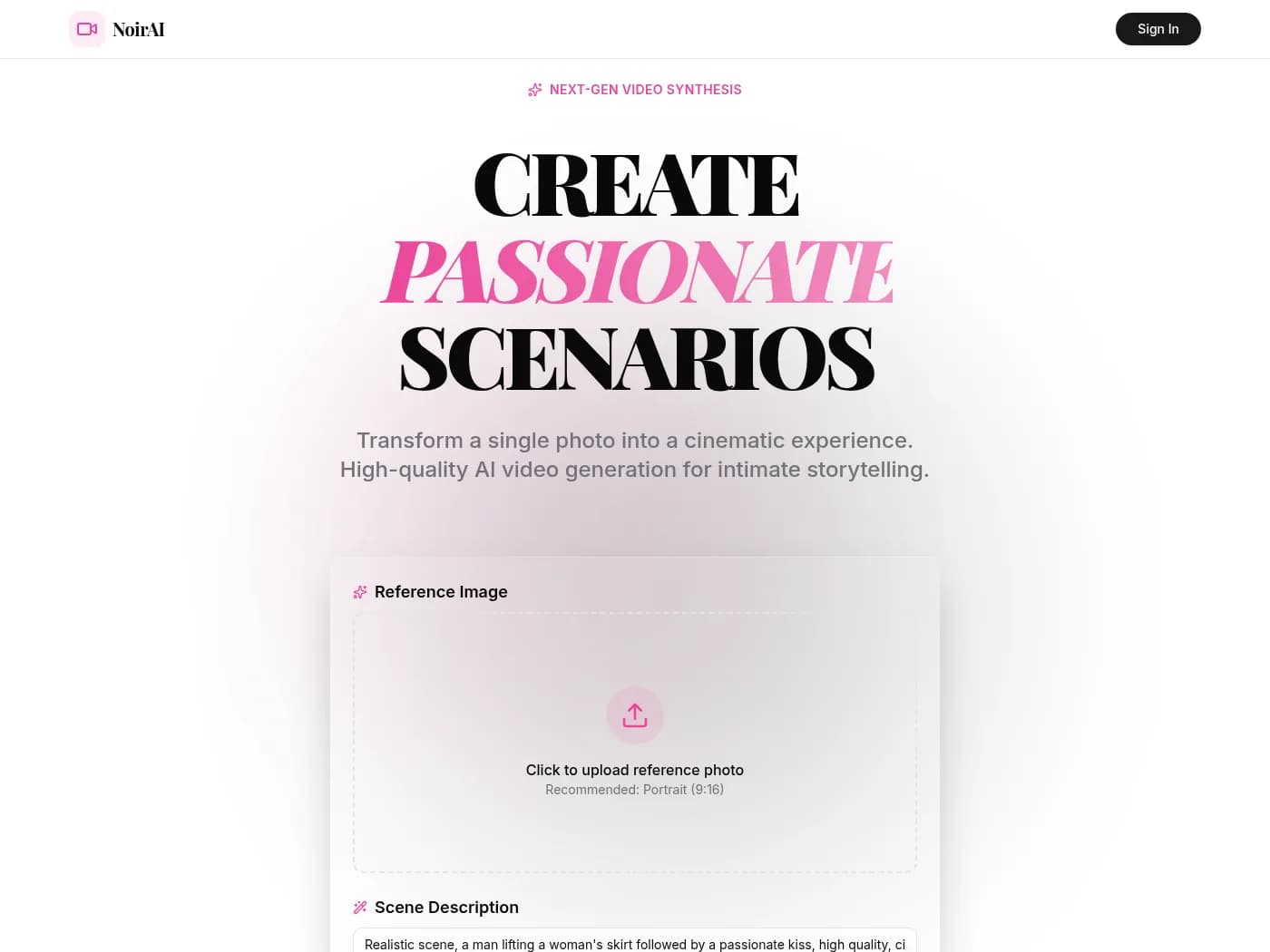 AI Skirt Tease Video Generator