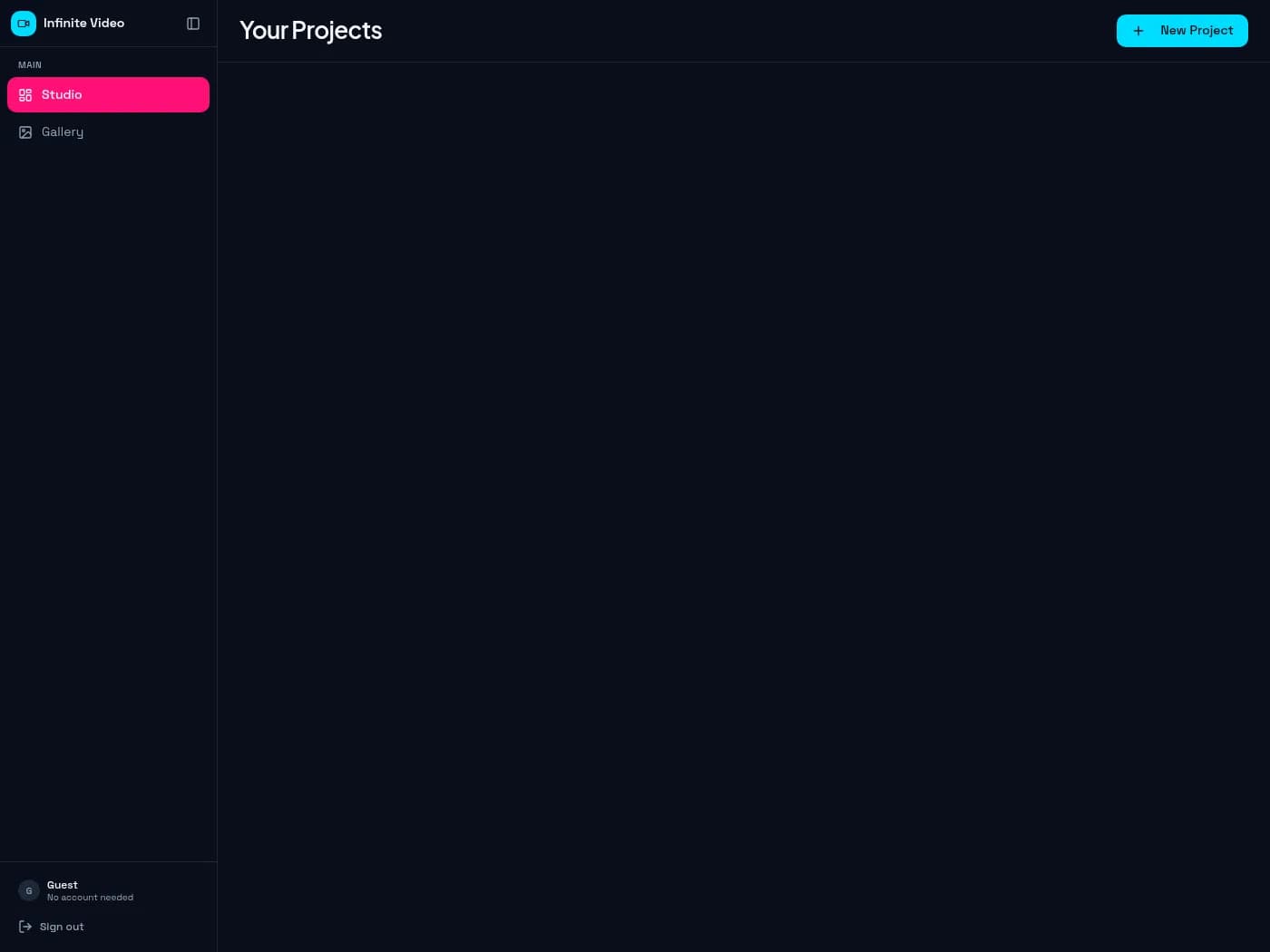 Infinite AI Video Generator