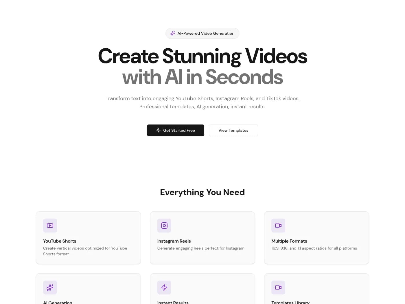 AI Social Video Studio