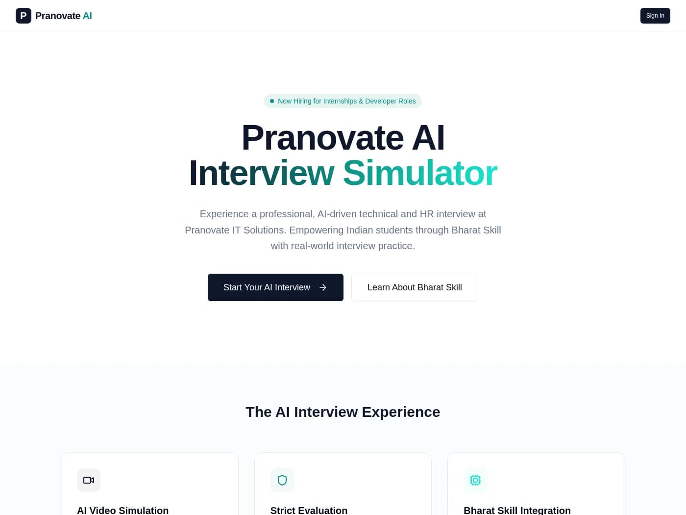 AI Video Interviewer