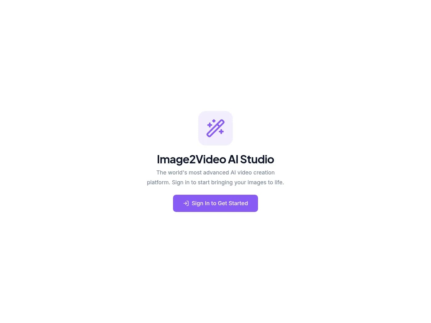 Image2Video AI Studio