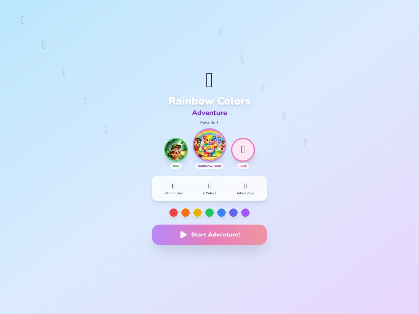 Rainbow Colors AI Video