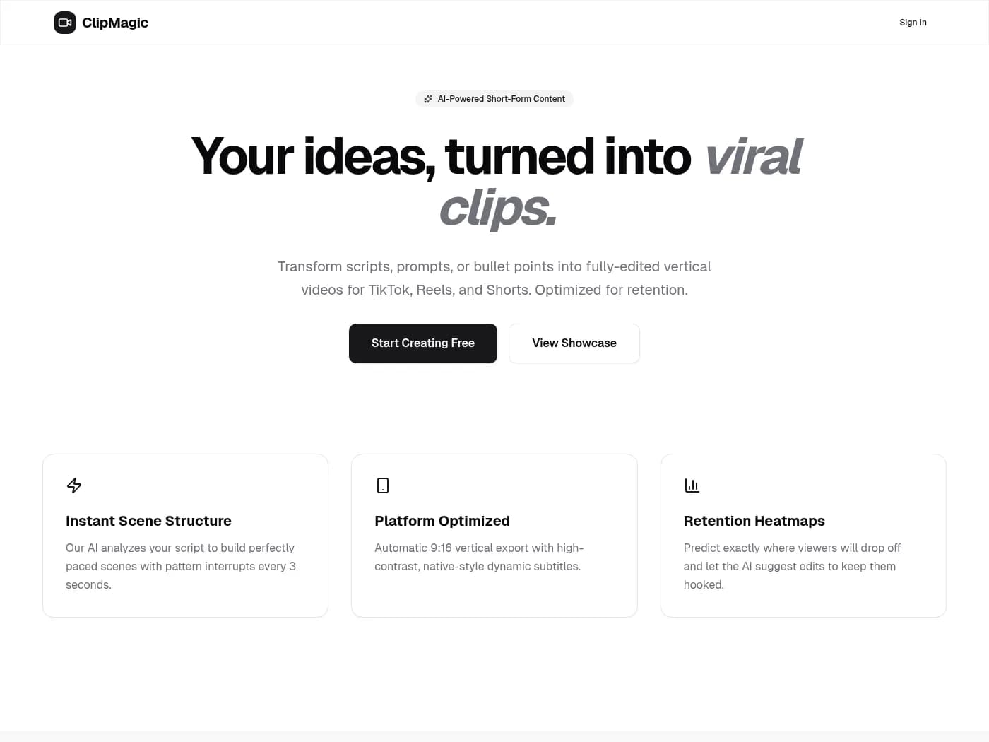ClipMagic AI Studio