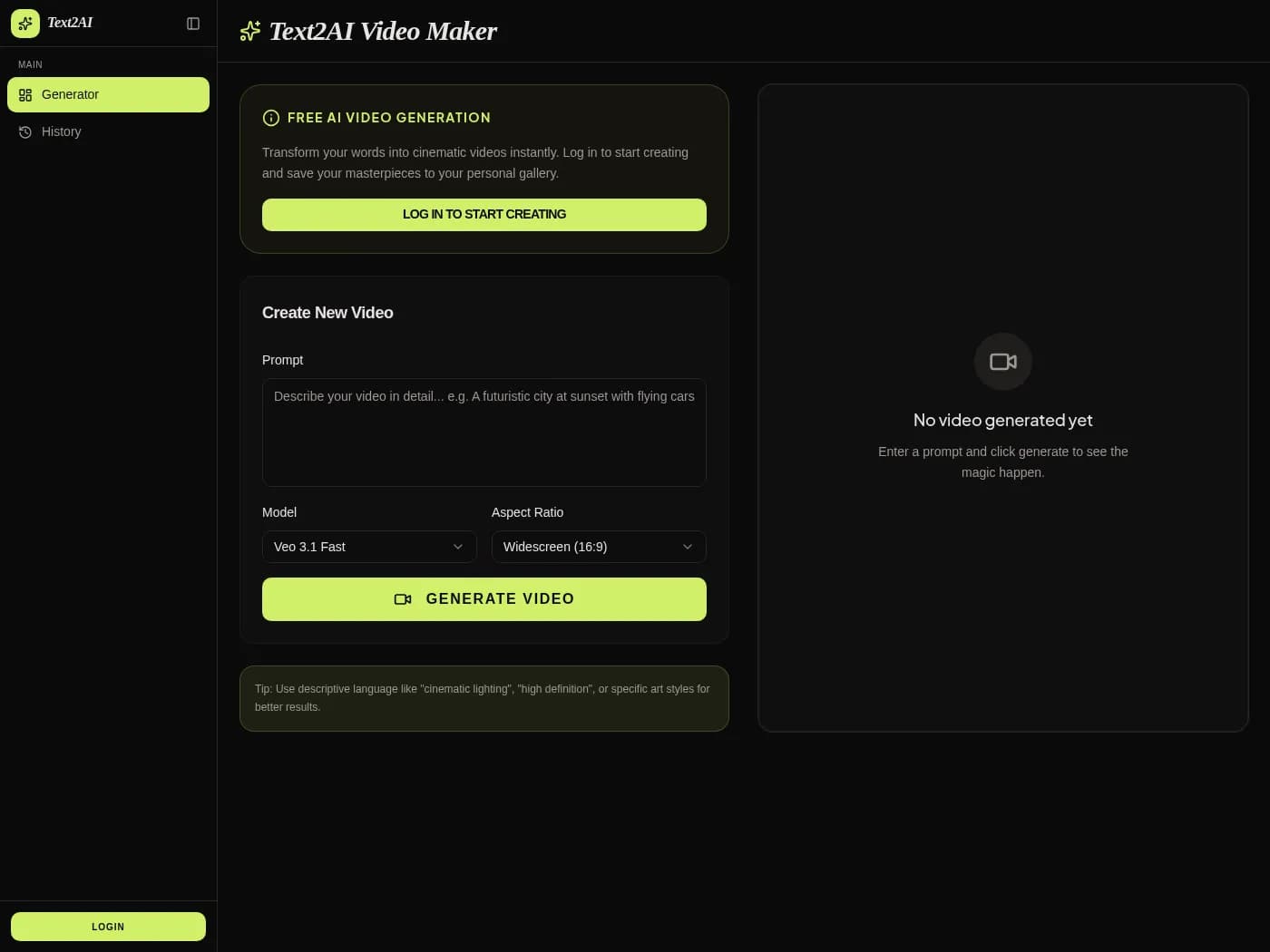 Text2AI Video Maker