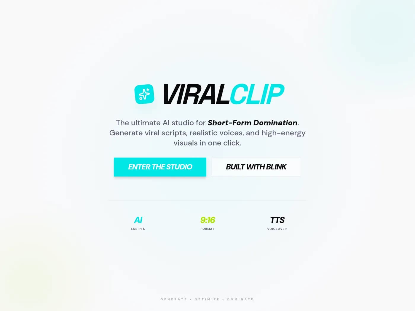 ViralClip AI Studio
