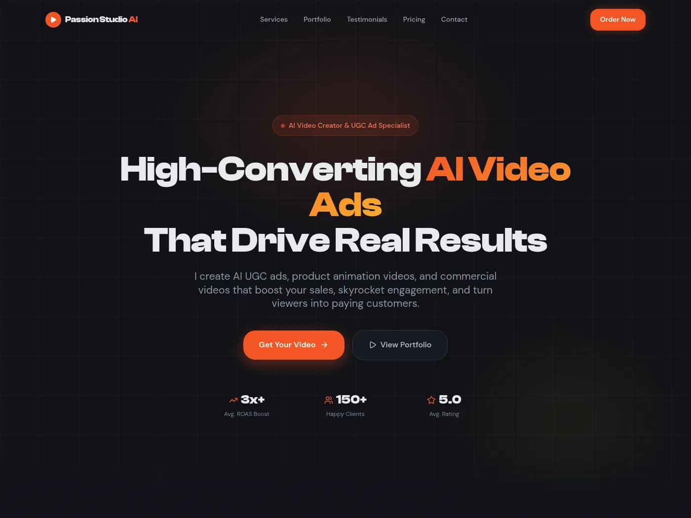 AI Video Portfolio Pro