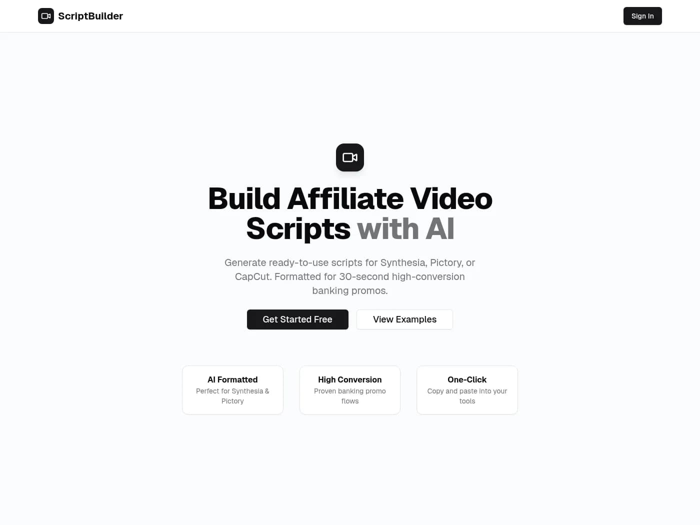 AI Video Script Builder