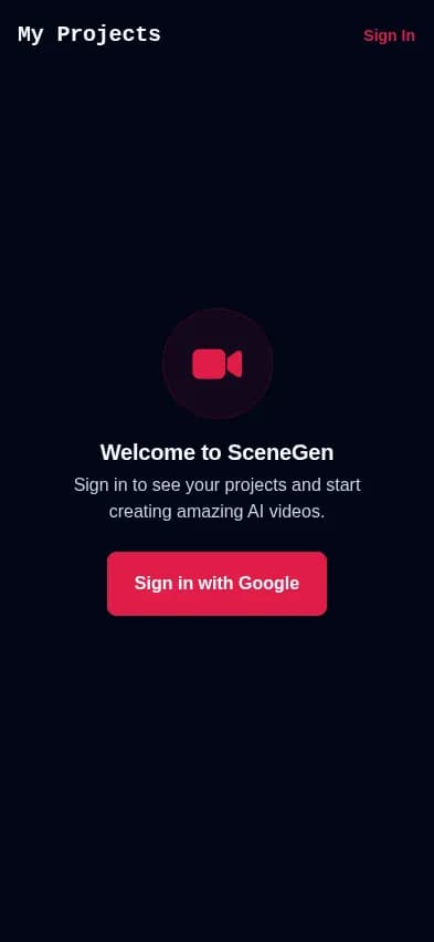 SceneGen AI Studio