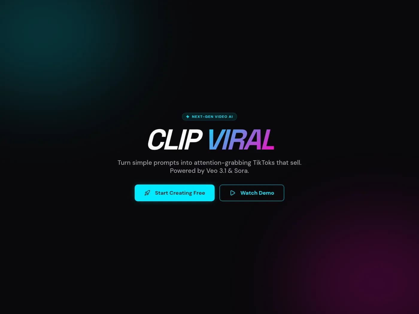 ViralClip AI Generator