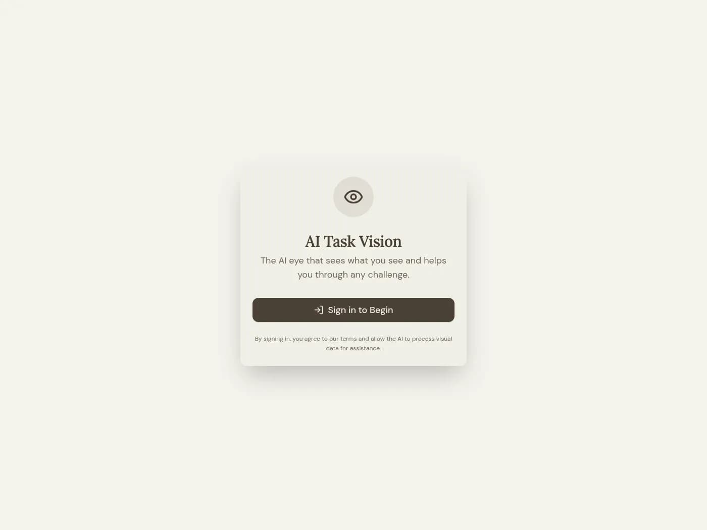 AI Task Vision Assistant