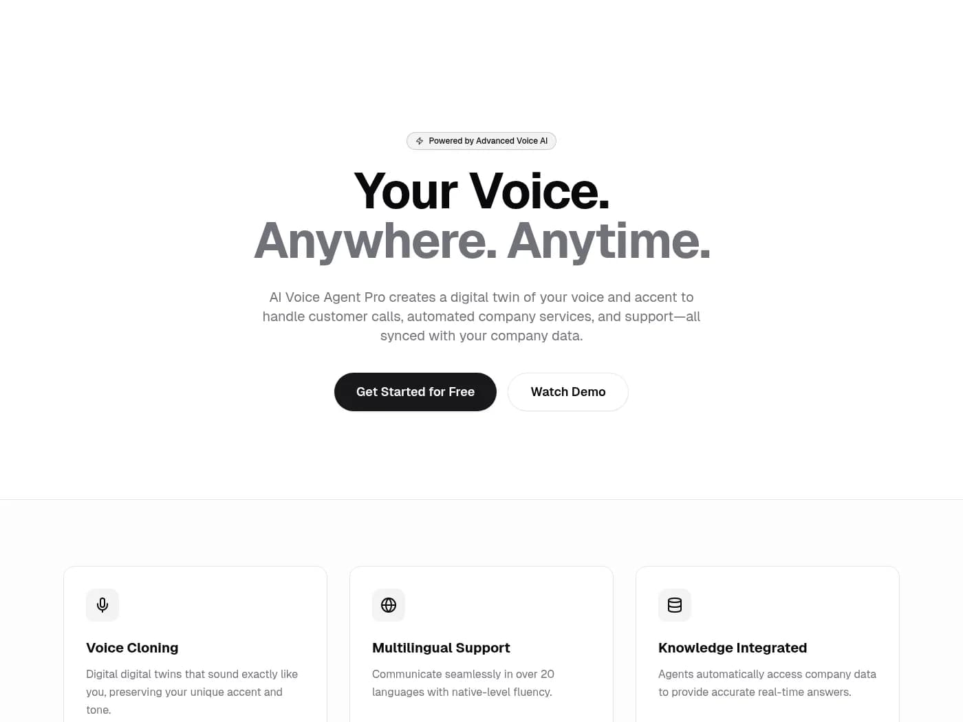 AI Voice Agent Pro
