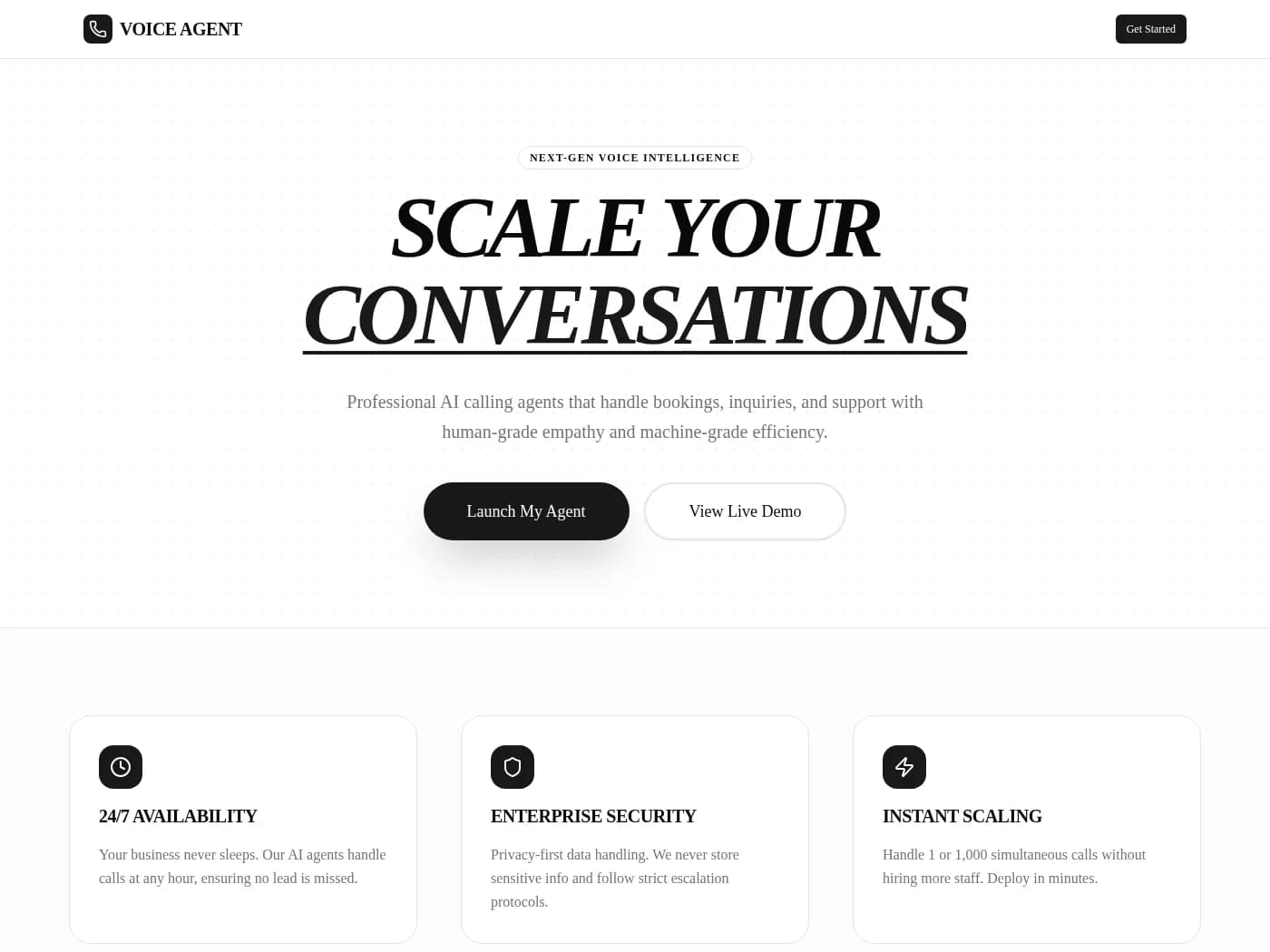 AI Voice Calling Agent
