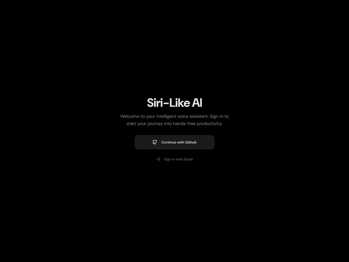 Siri-Like AI Assistant