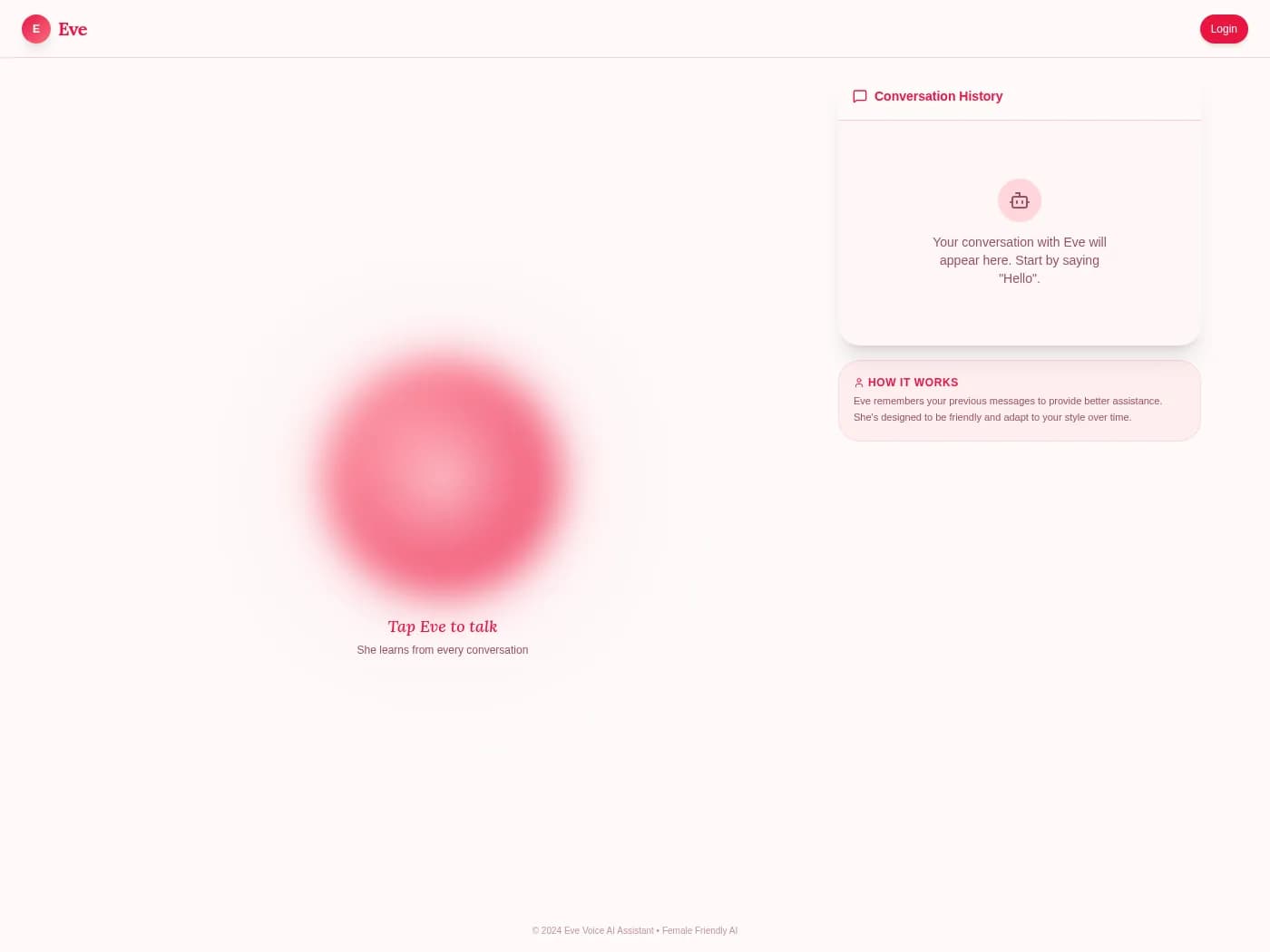 Eve Voice AI Assistant