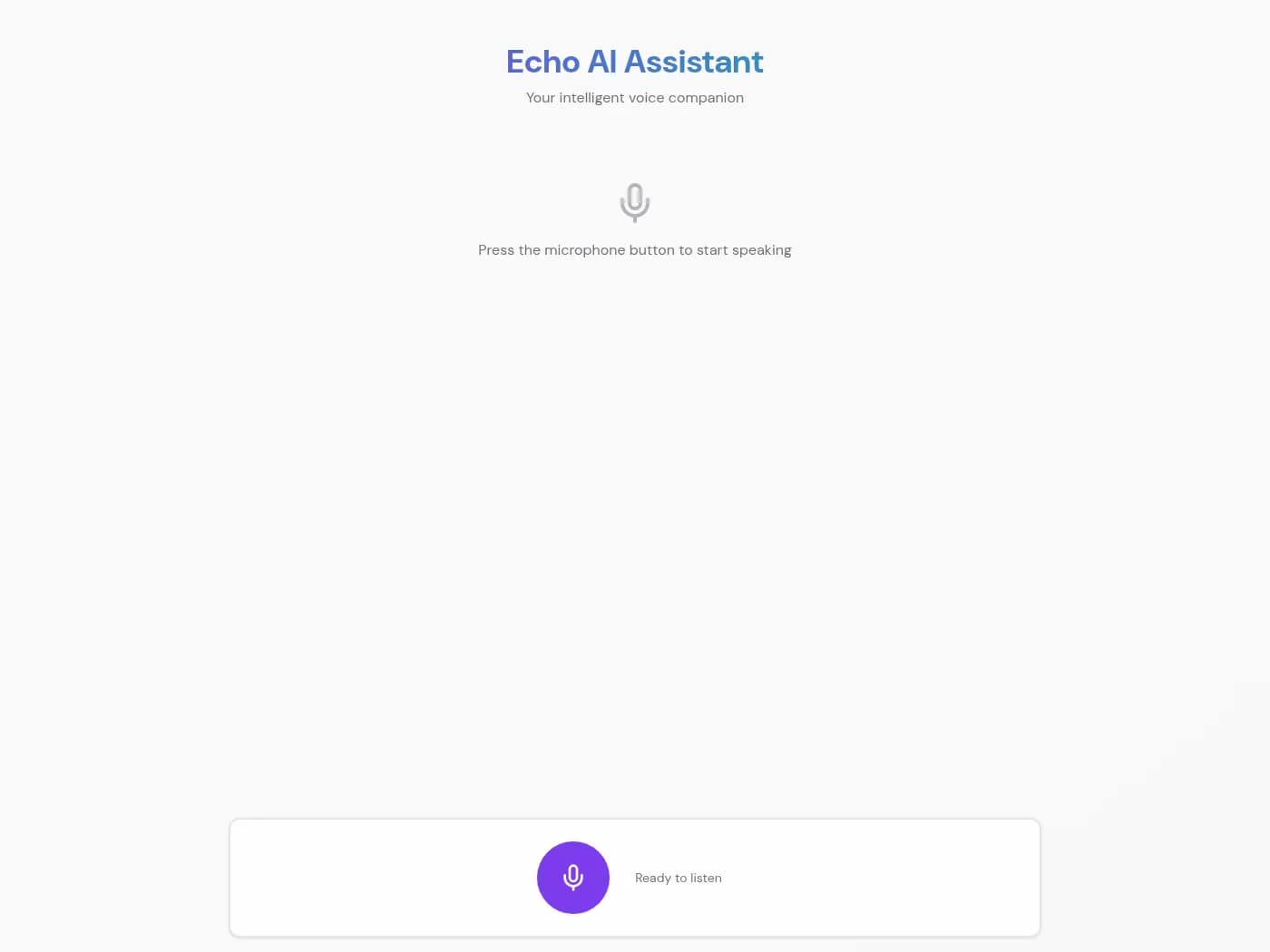 Echo AI Assistant