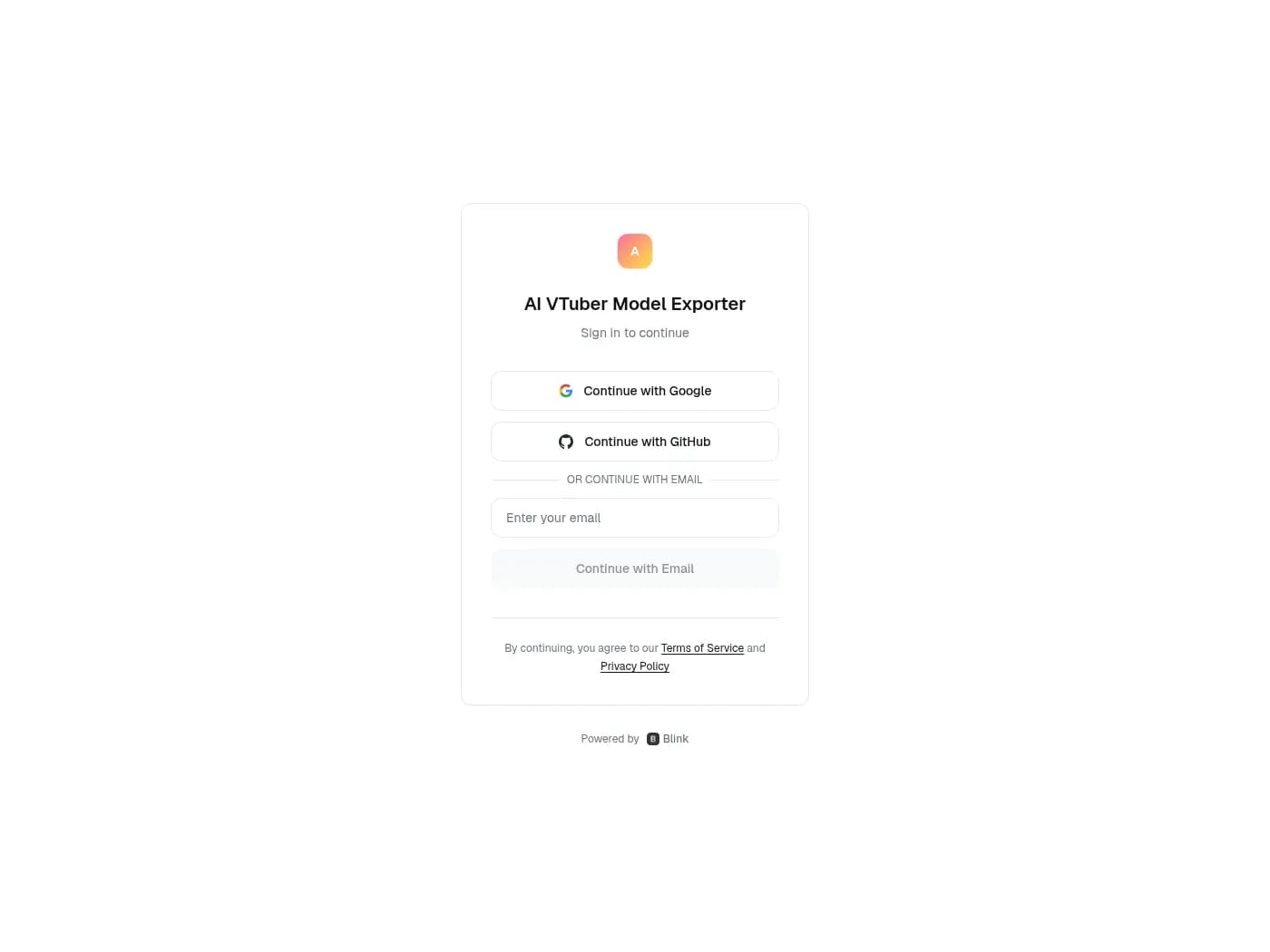 AI VTuber Model Exporter