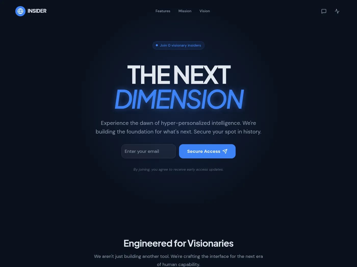 Insider Launch Waitlist