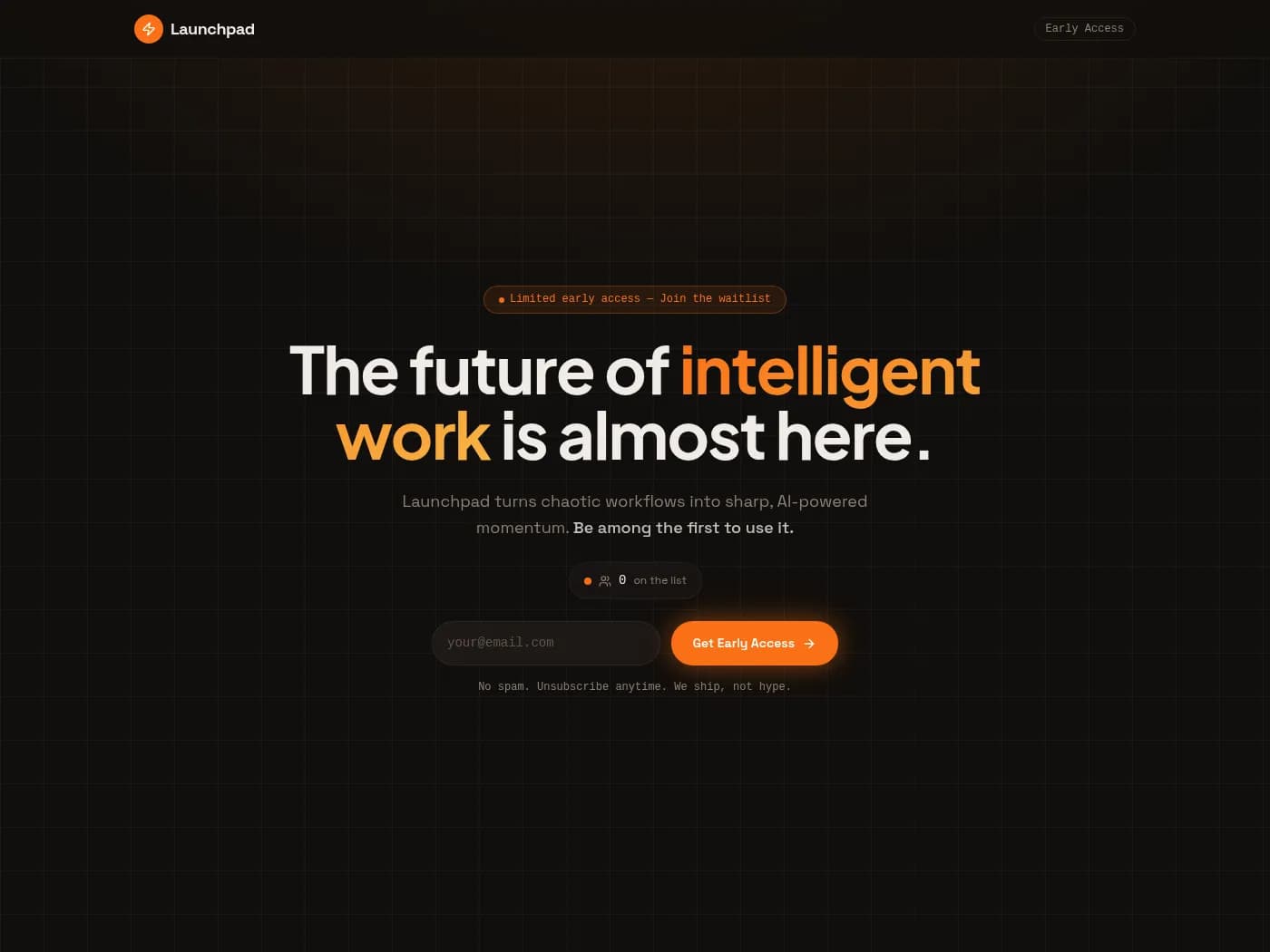 Insider Launch Waitlist