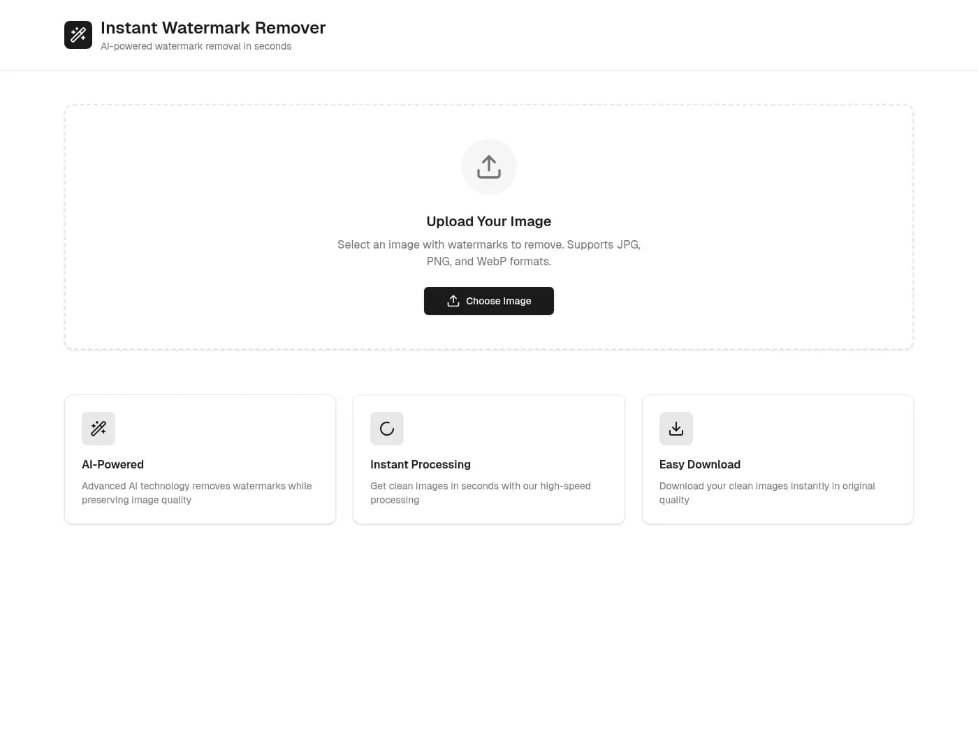 Instant Watermark Remover
