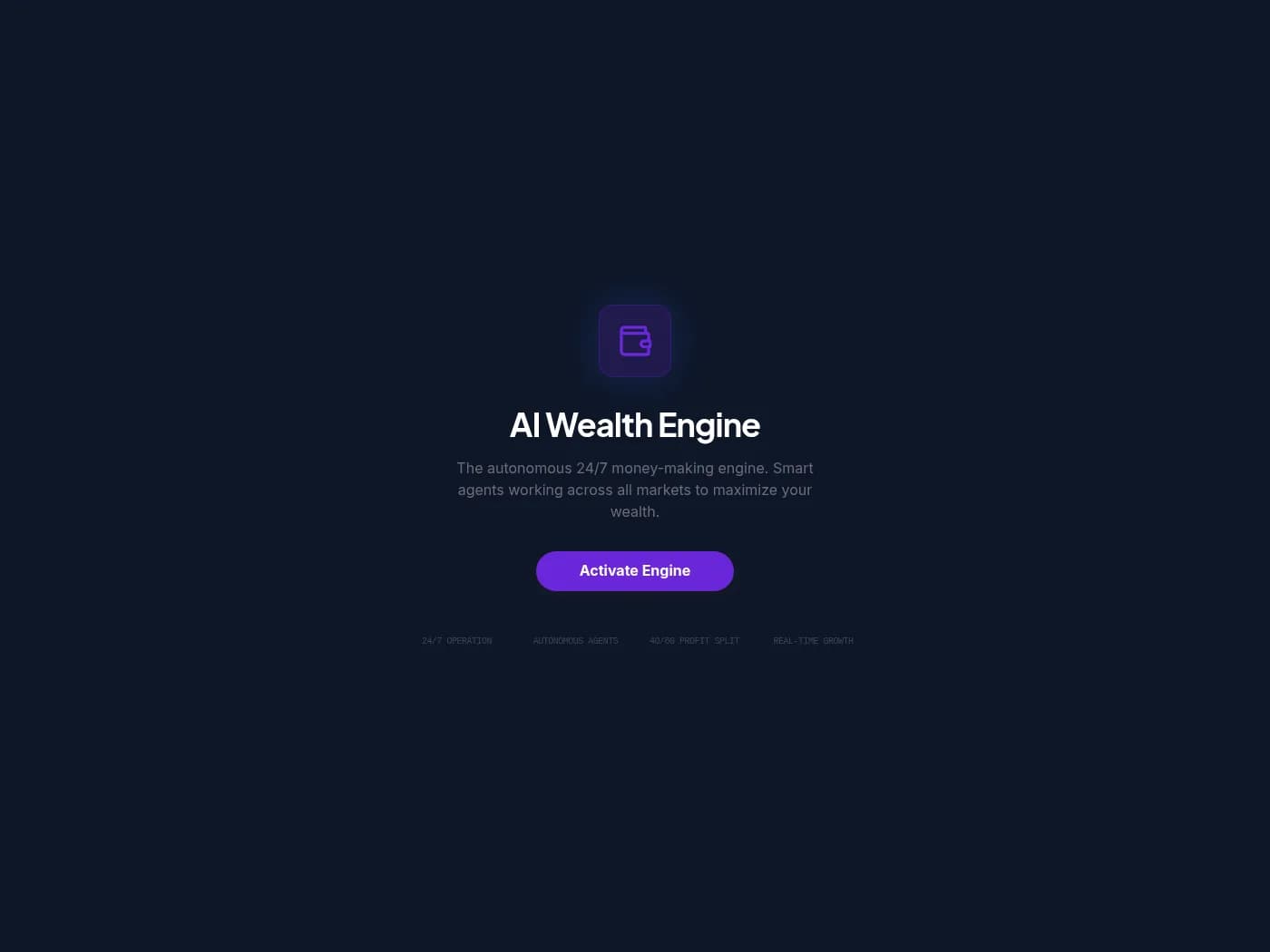 AI Wealth Engine