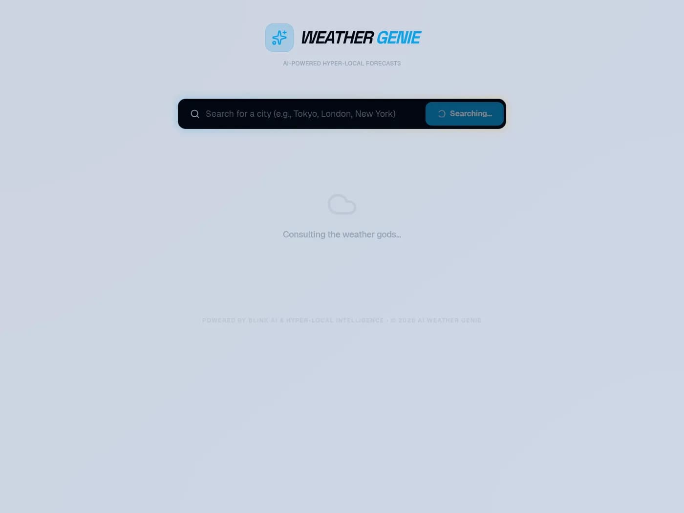 AI Weather Genie