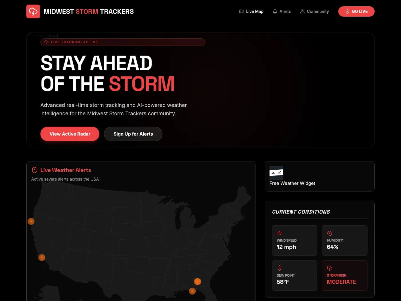 Midwest Storm AI Weather