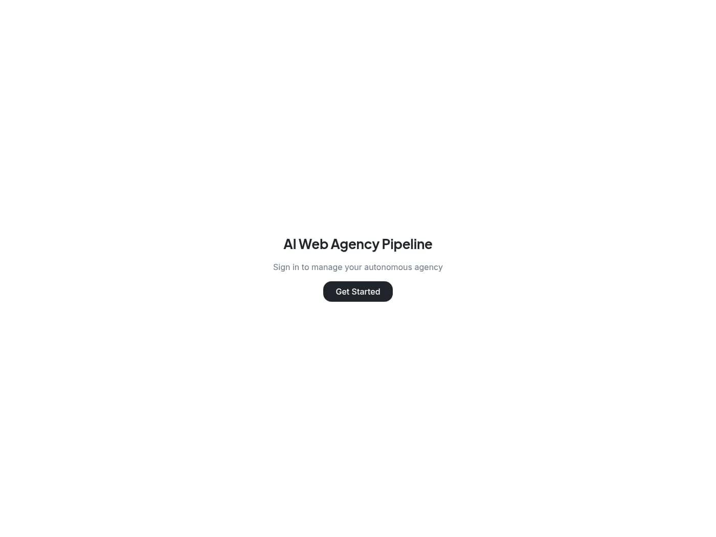 AI Web Agency Prompt