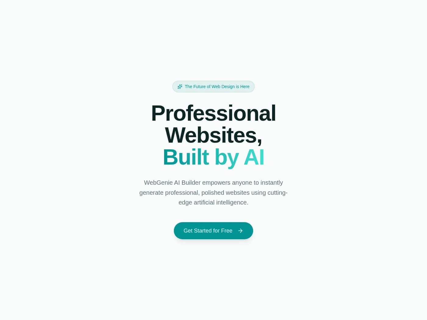 WebGenie AI Builder