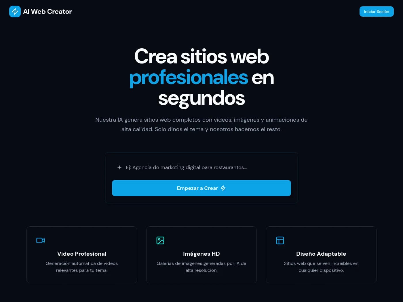 AI Web Creator