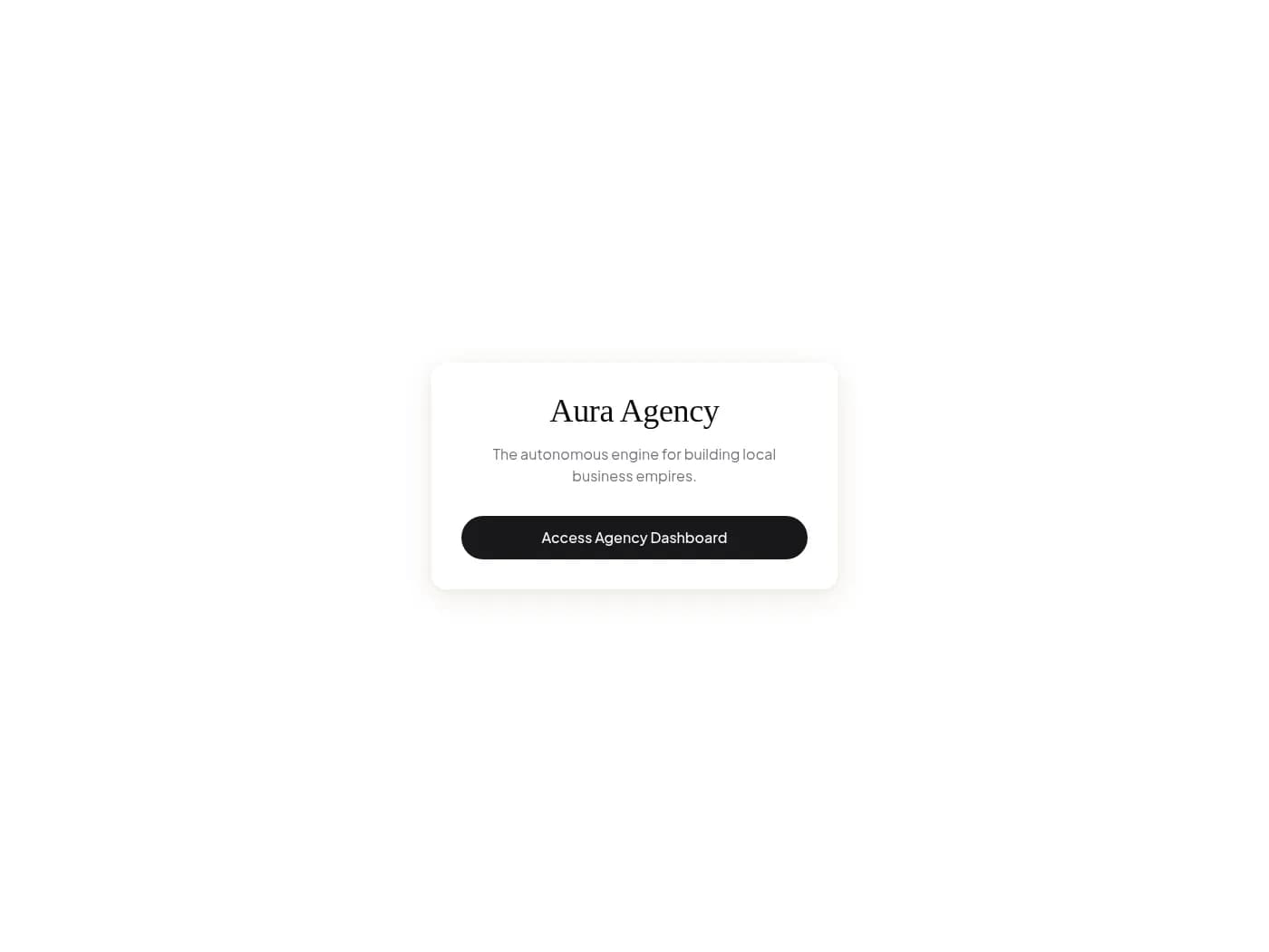 Autonomous Web Agency AI