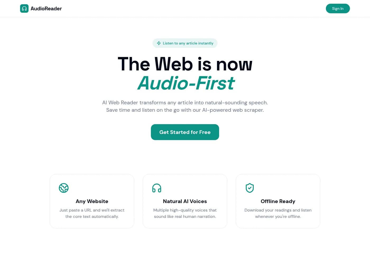 AI Web Reader