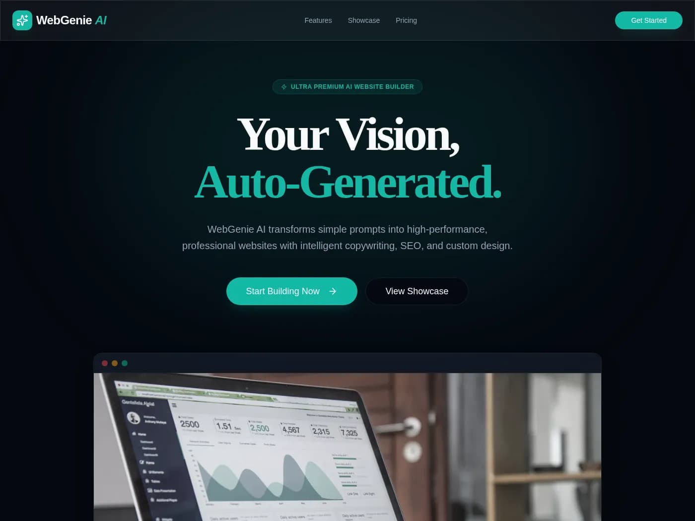 WebGenie AI Website Agent