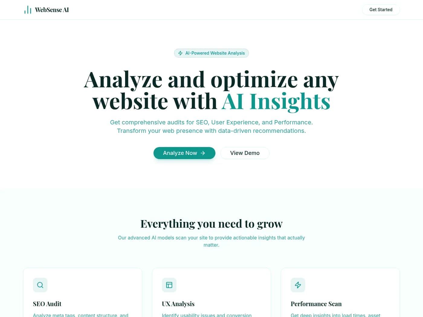 AI Website Analyzer