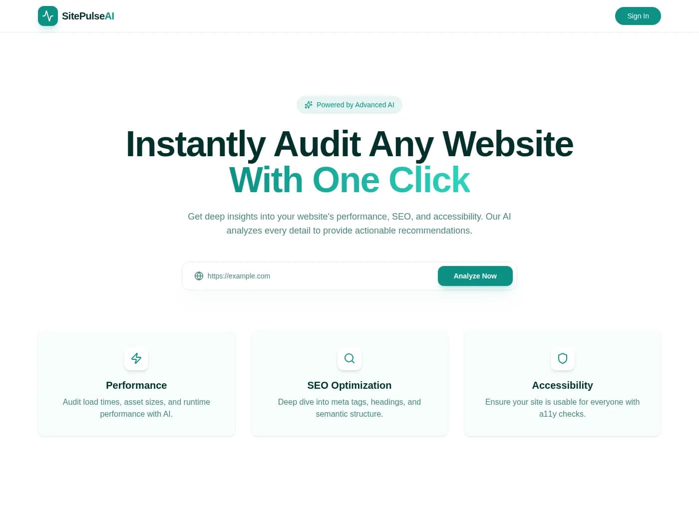 AI Website Analyzer