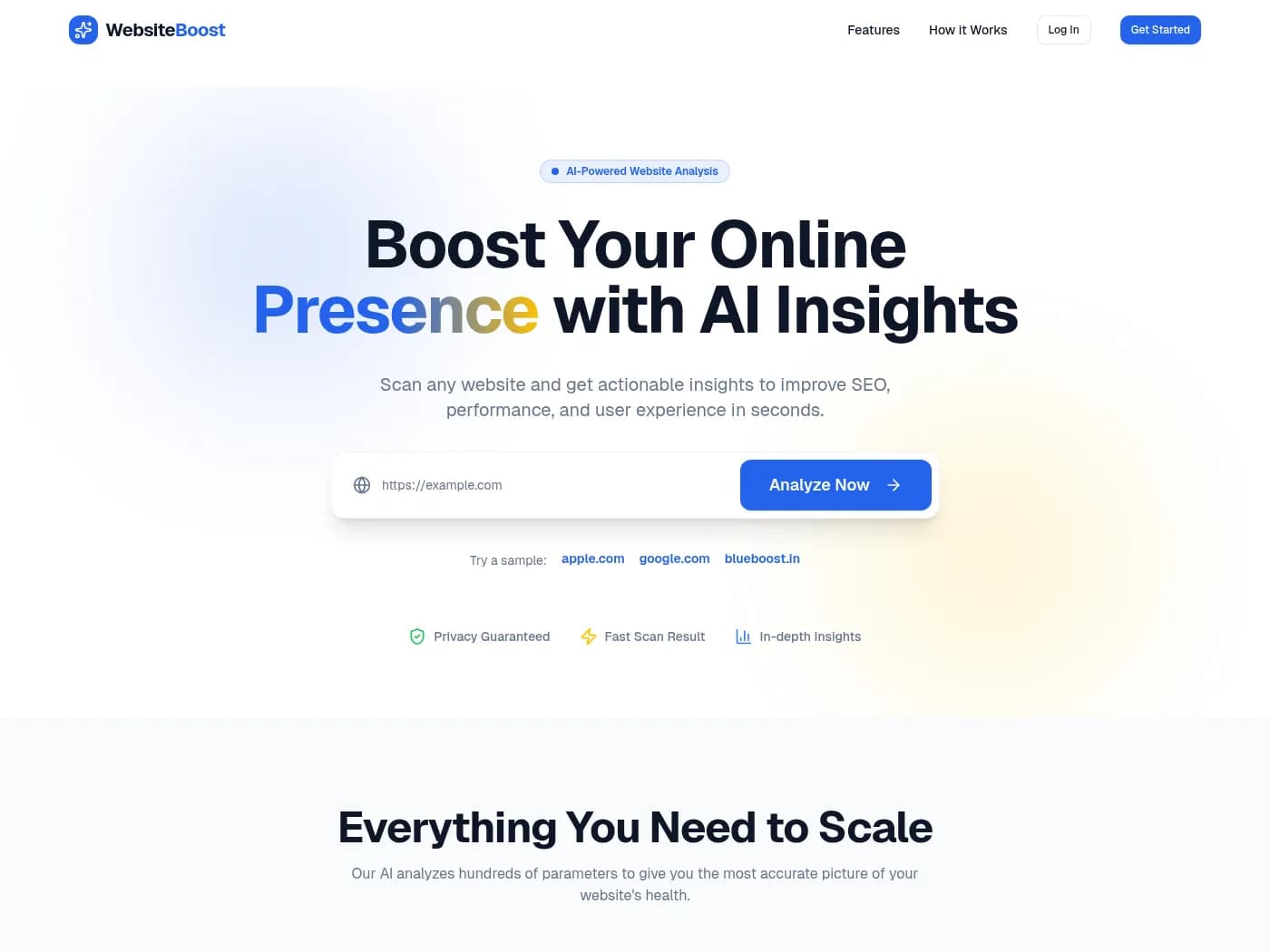 AI Website Analyzer