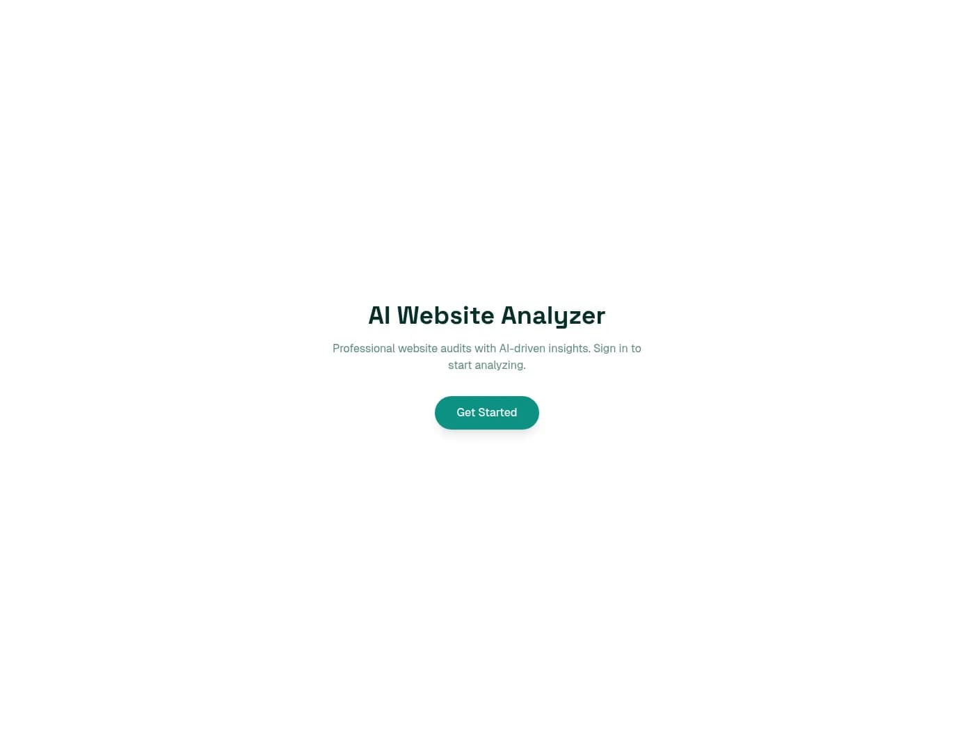AI Website Analyzer