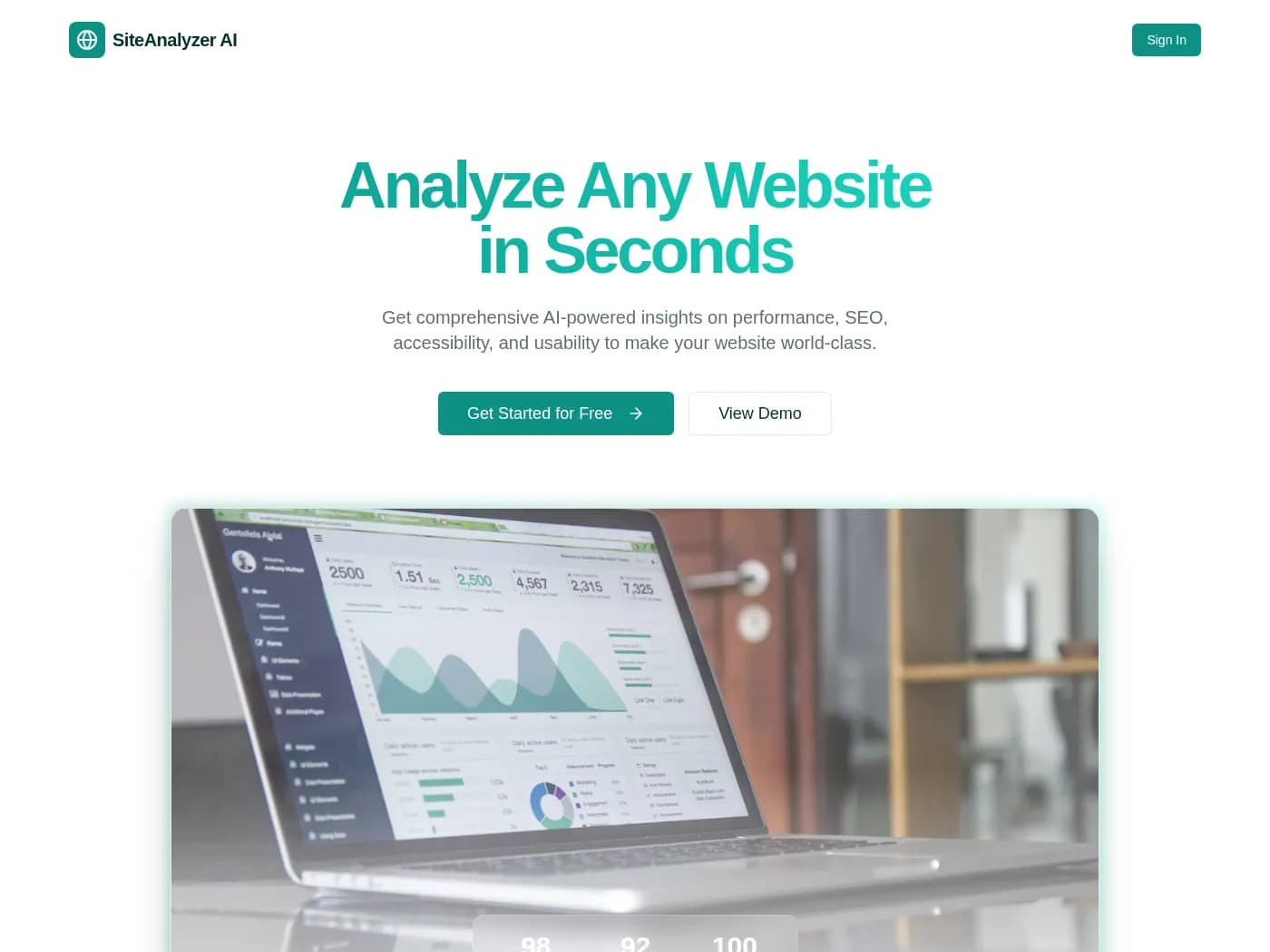 AI Website Analyzer