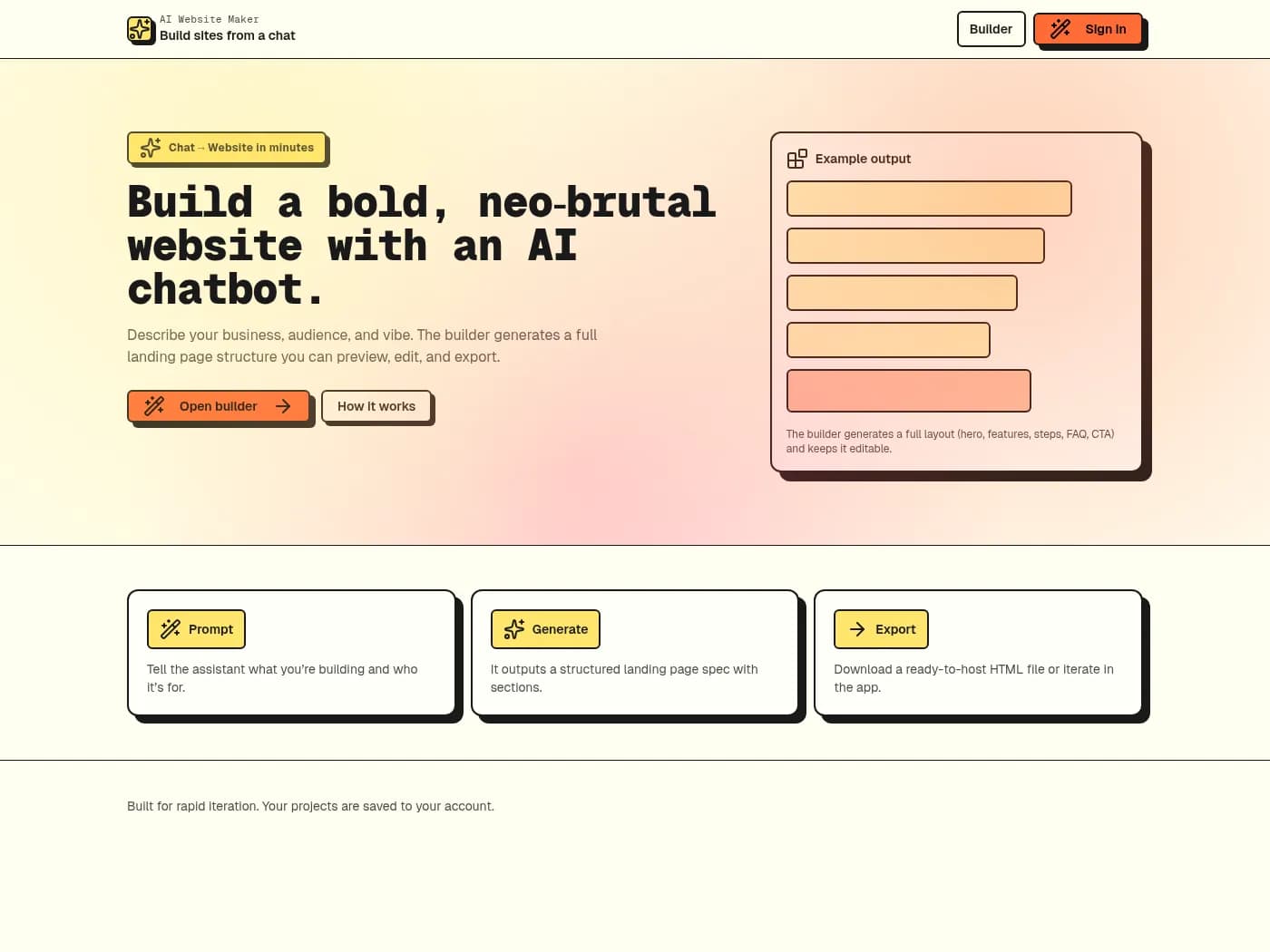 AI Website Maker