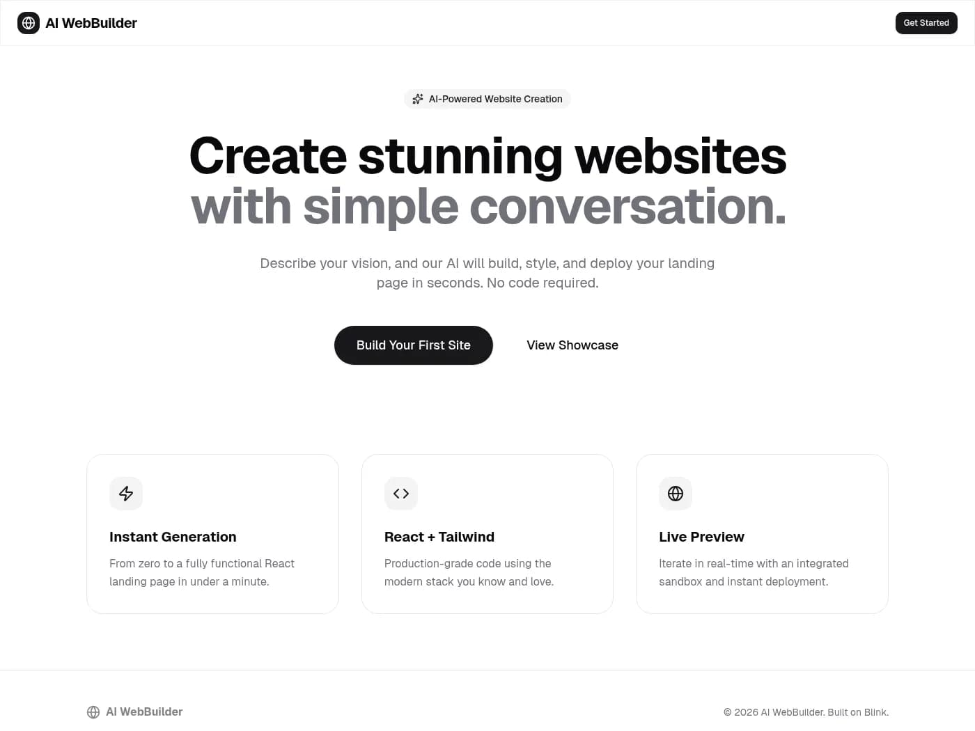 AI WebBuilder