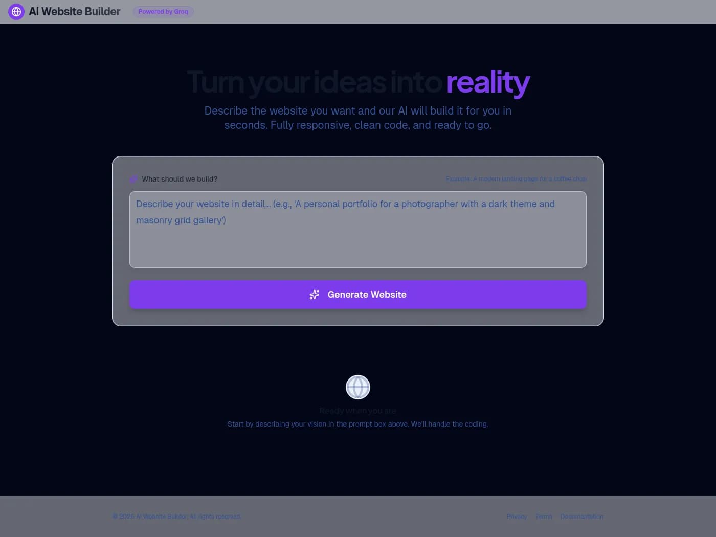 AI Website Builder