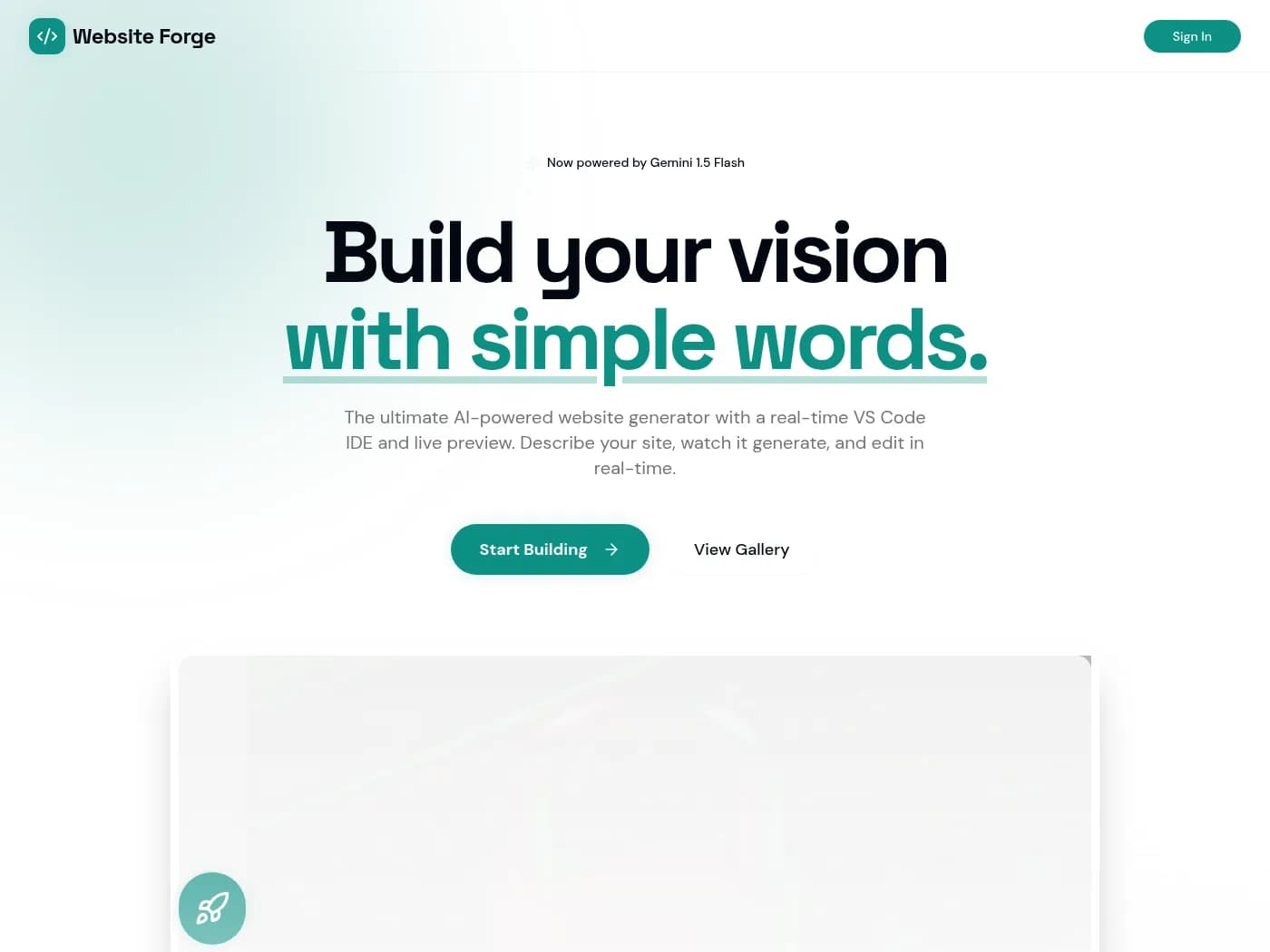 AI Website Forge