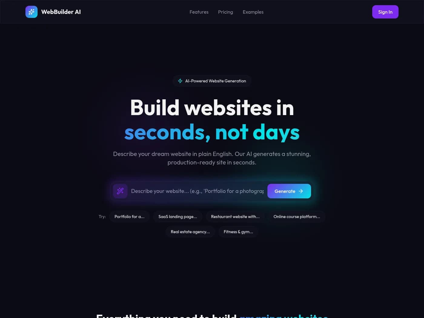 WebBuilder AI