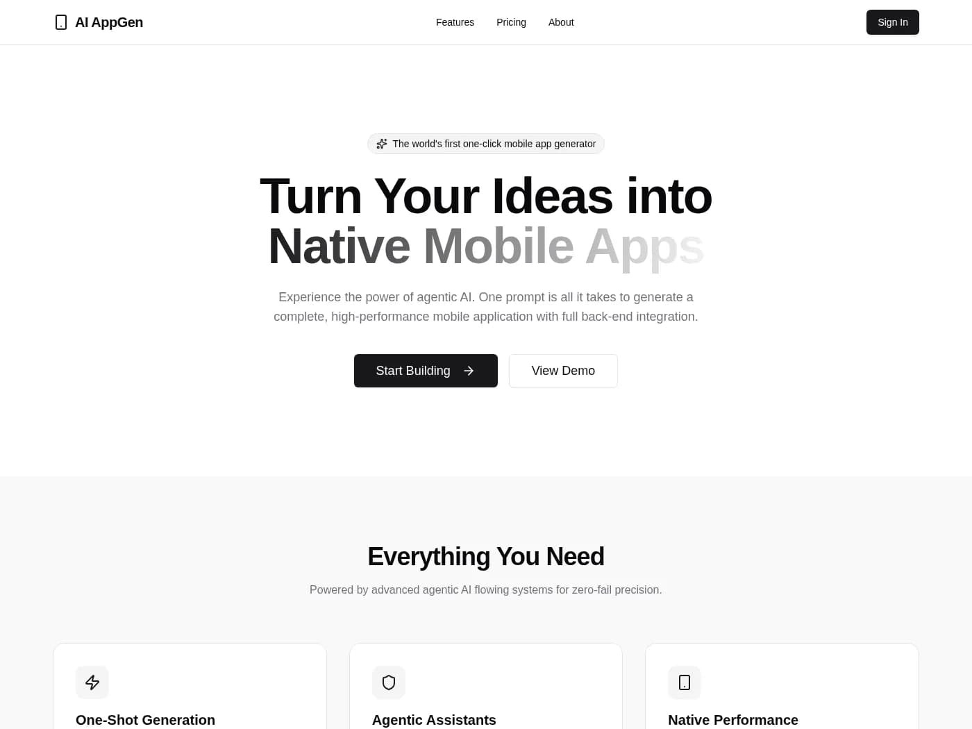 AI Web-to-App Generator