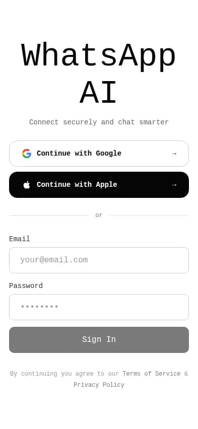 AI WhatsApp Assistant