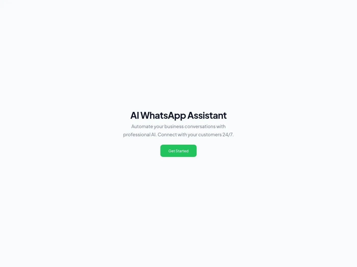AI WhatsApp Biz Assistant