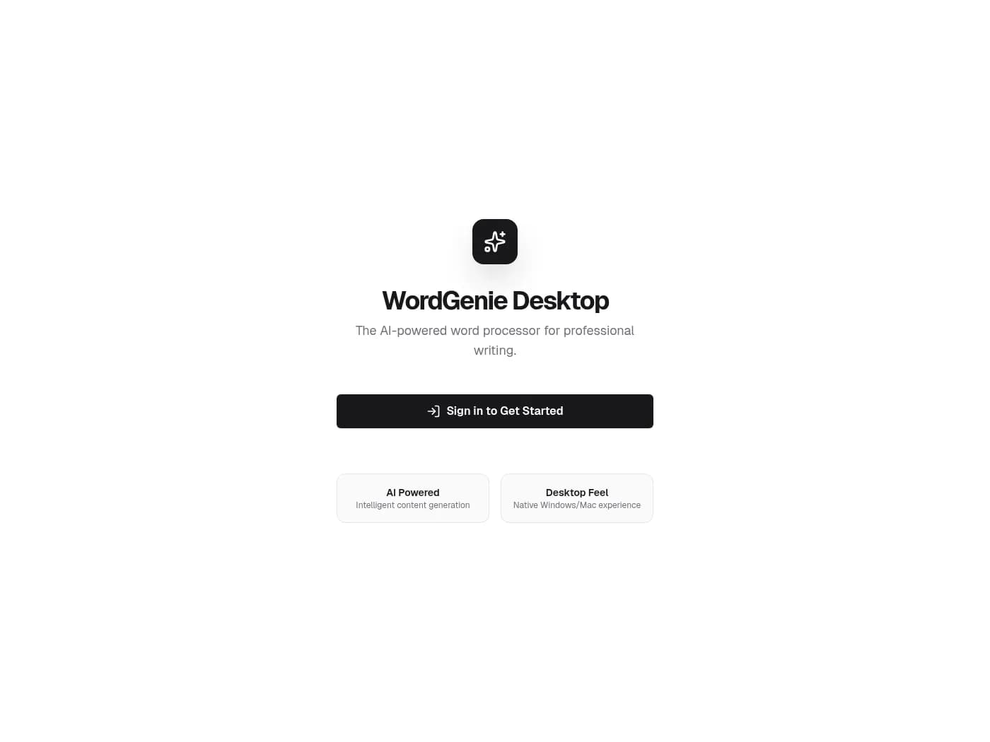 WordGenie Desktop