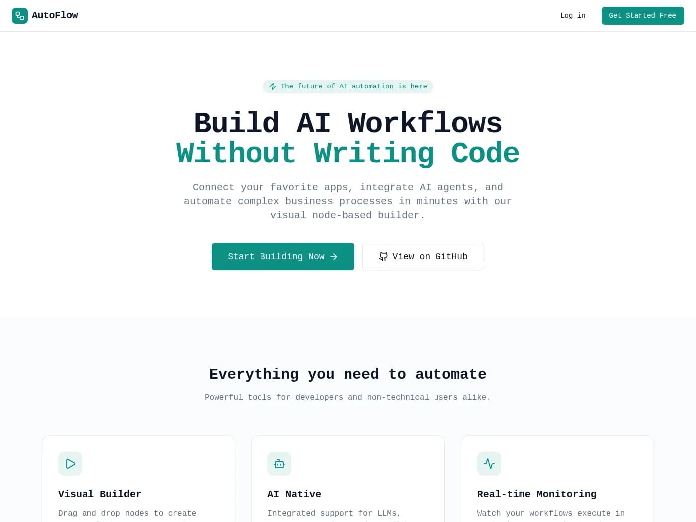 AutoFlow AI Builder
