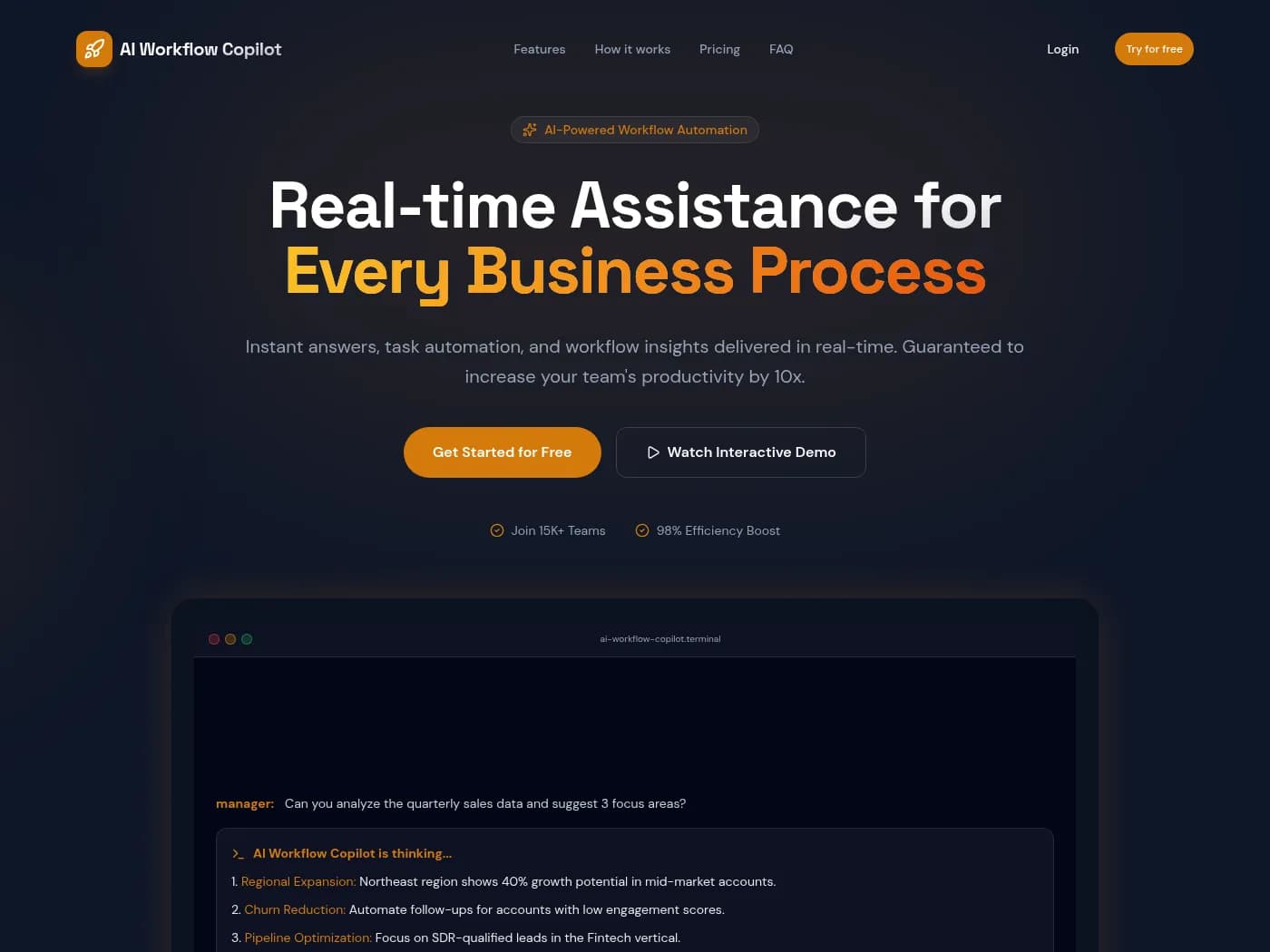 AI Workflow Copilot