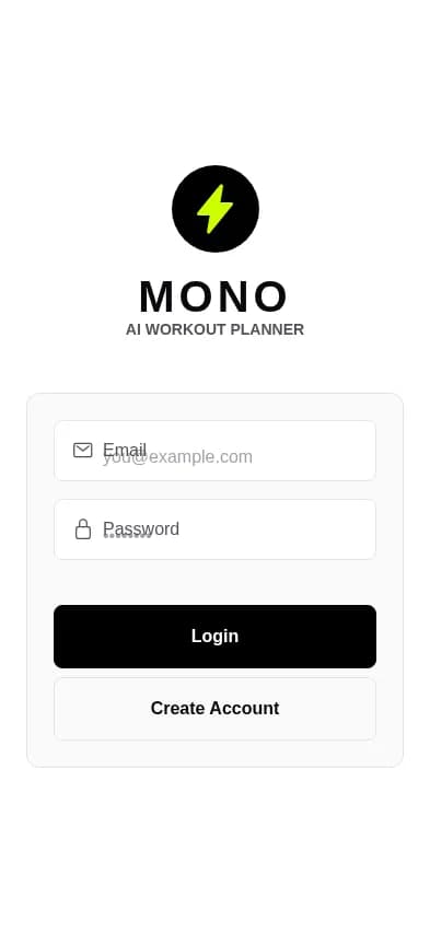 AI Workout Planner
